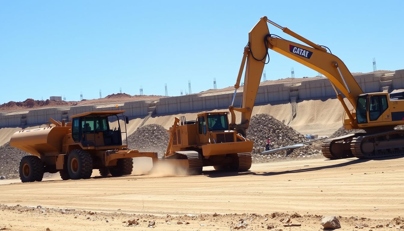 Movimiento de tierras en la construcción de muros de contención